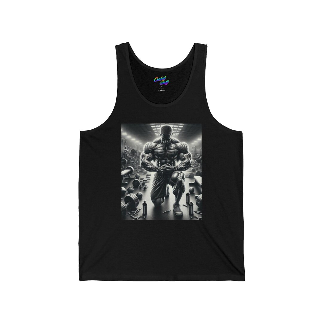 Tank Top, Muscle Gym Bodybuilder Hardcore Workout Sleeveless Shirt ...