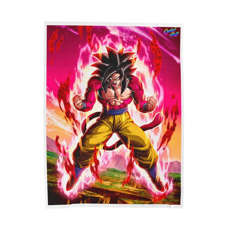 Blanket, Goku, Songoku, Kakarot, Dragon Ball Plush Throw for Anime Fans ...