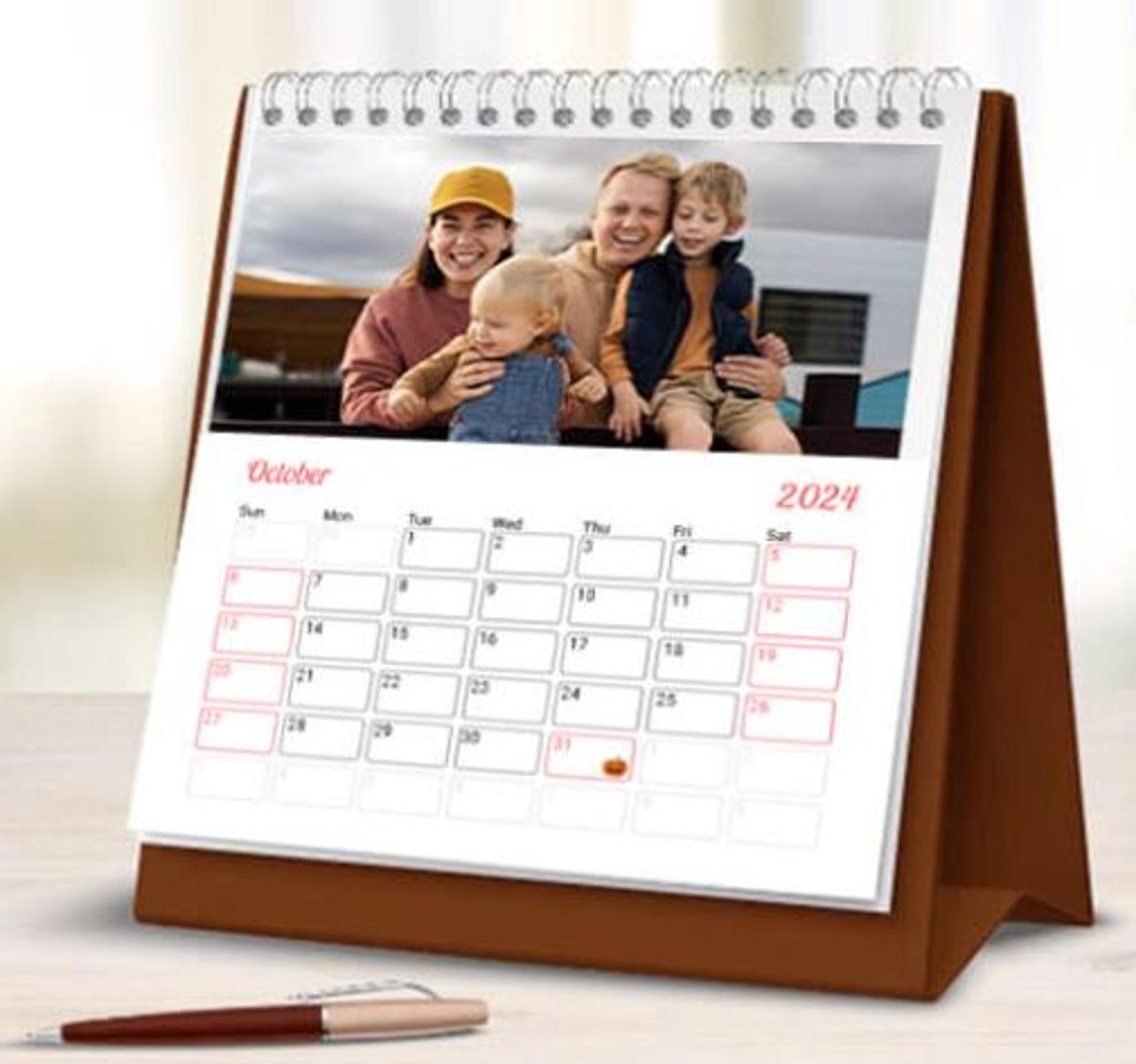 Charming Desk Calendar for 2024 Elegant and Functional Desk Accessory ...