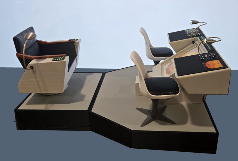 The Cage Pike's Captain's Chair Displays With Your Trek Exo-6 Sixth ...