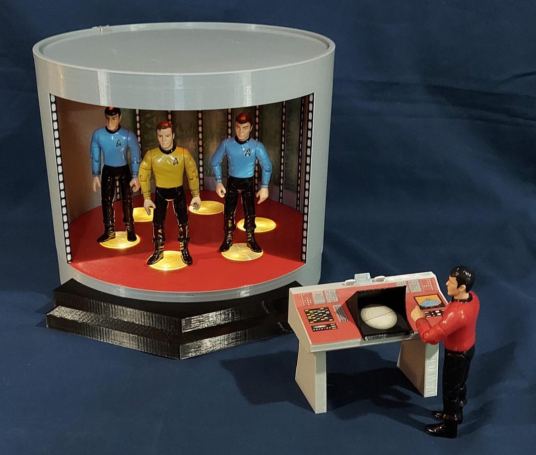 TOS Transporter With Sound Activated Lights. Great to Display With Your ...