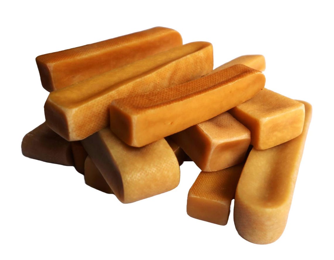 3 Piece / 100gm Natural Himalayan Yak Chews | Long-lasting, Healthy Dog ...