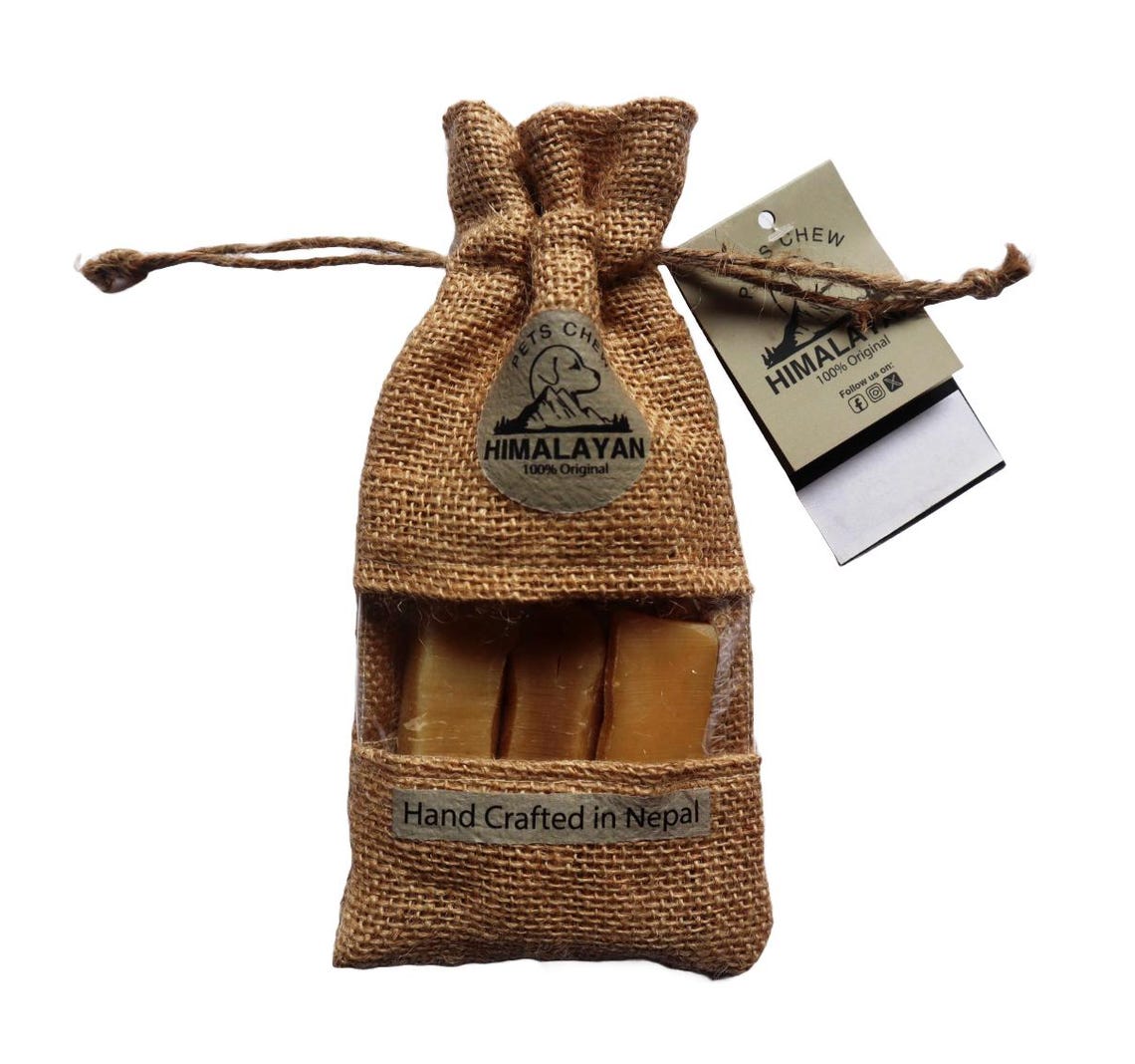 3 Piece / 100gm Natural Himalayan Yak Chews | Long-lasting, Healthy Dog ...