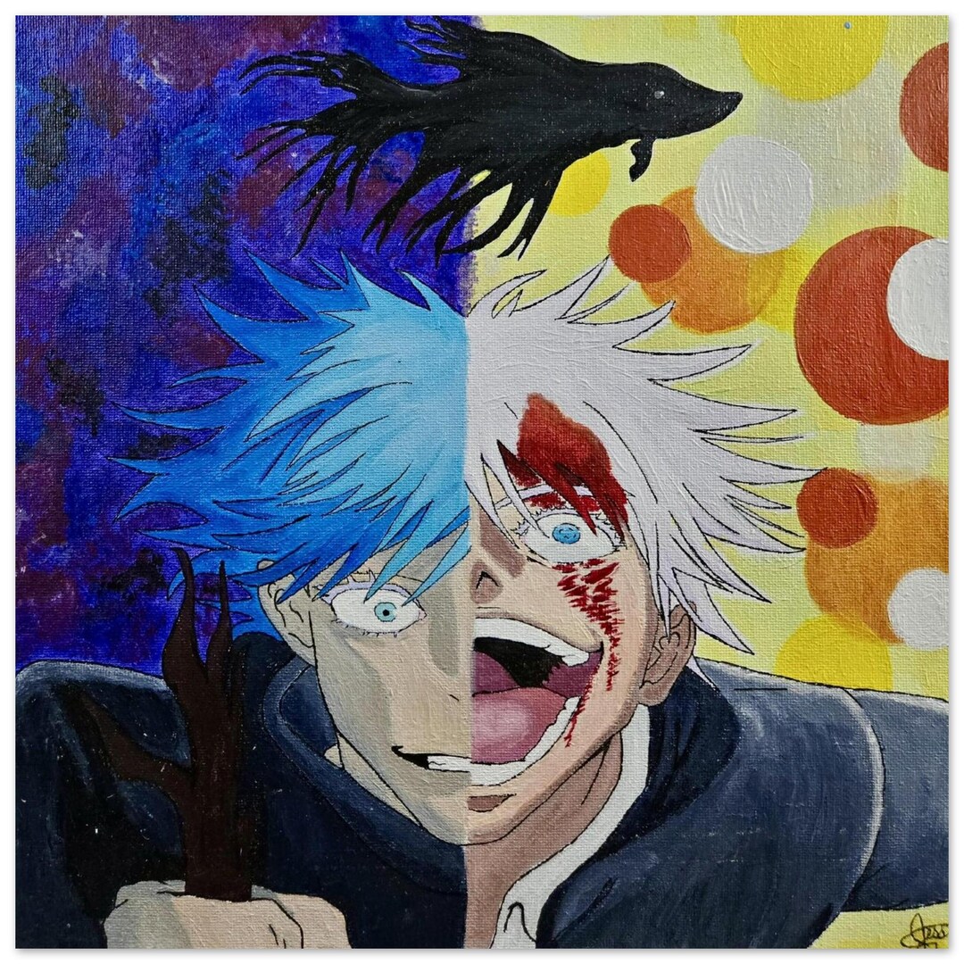 Gojo Unhinged Moments Poster, JJK, Anime, Wall Art - Etsy