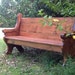 Dropped-arm Black Distressed Church Pew (made to Order) - Etsy
