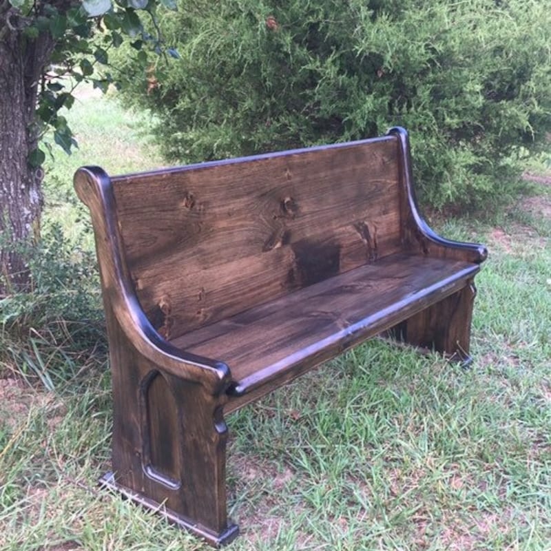 Antique Church Pew - Etsy
