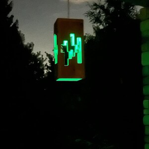 Handmade Cedar Wood Lamp With Color-changing Light – Rustic & Modern ...