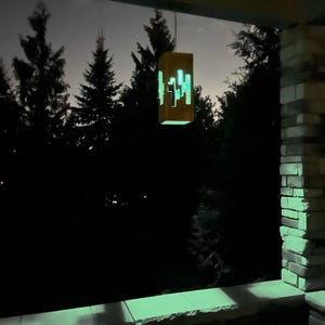 Handmade Cedar Wood Lamp With Color-changing Light – Rustic & Modern ...