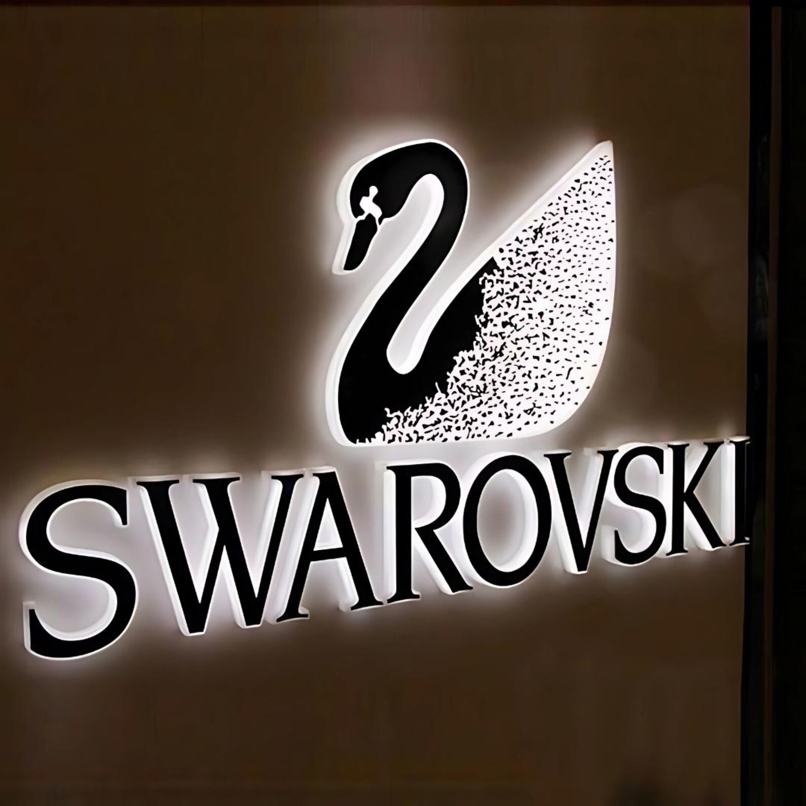 3D Backlit Sign, Custom Business Sign, Metal Backlit Sign, Logo Sign ...