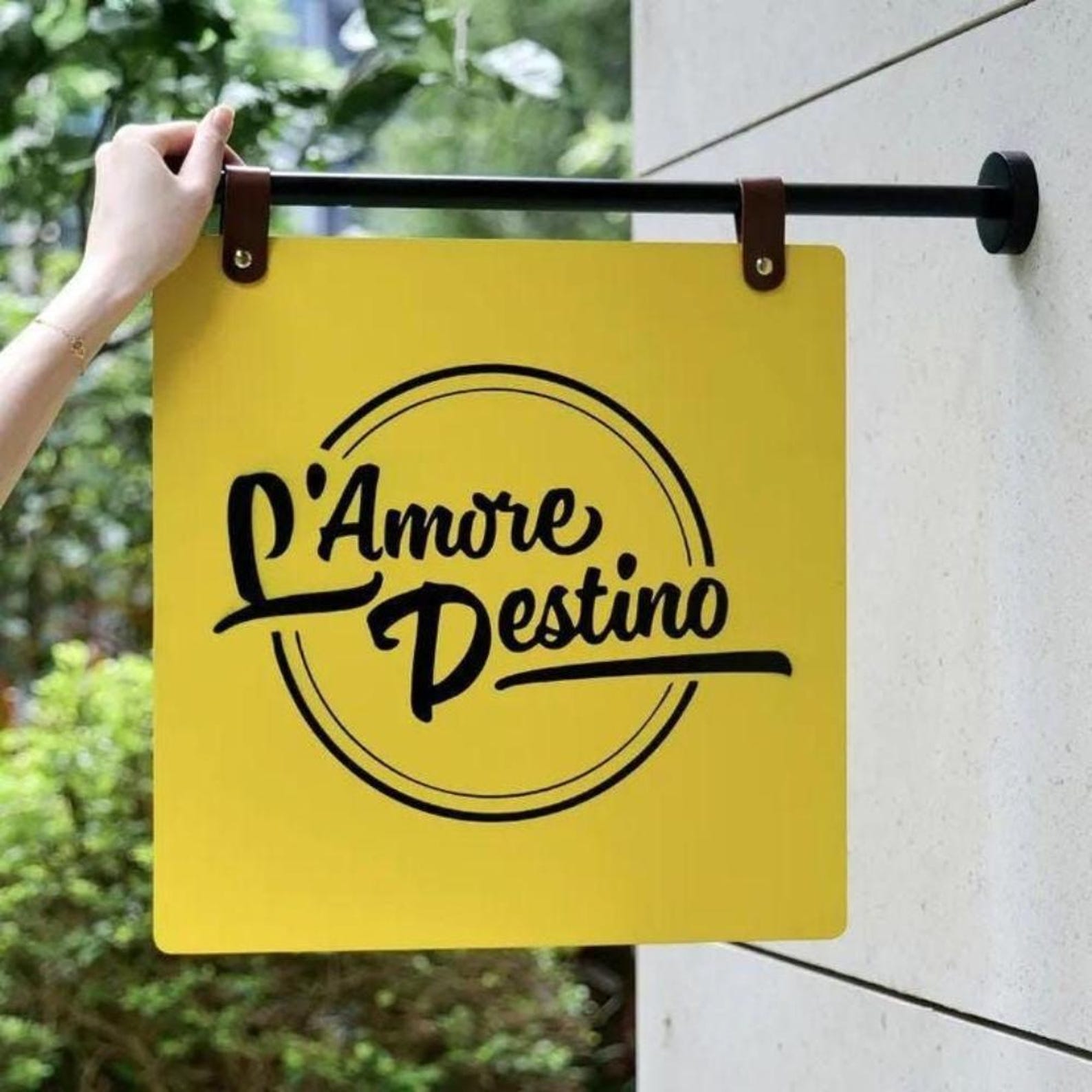 Hanging Blade Sign Custom, Double Sided Sign, Directional Signs ...