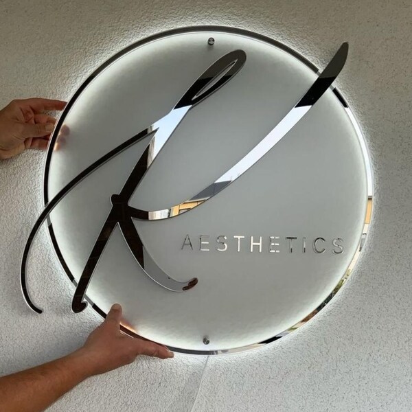 Custom 3d Metal Backlit - Etsy