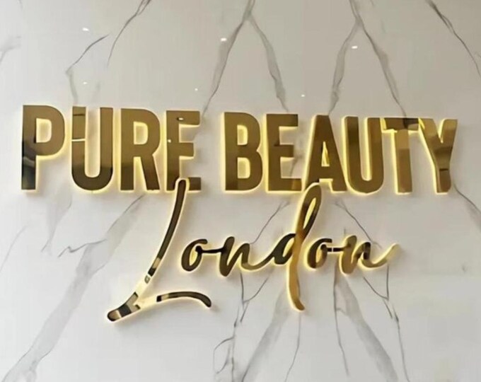 Custom Laser Cut, Clinic Sign, Sign With Raised 3D Design, Business ...