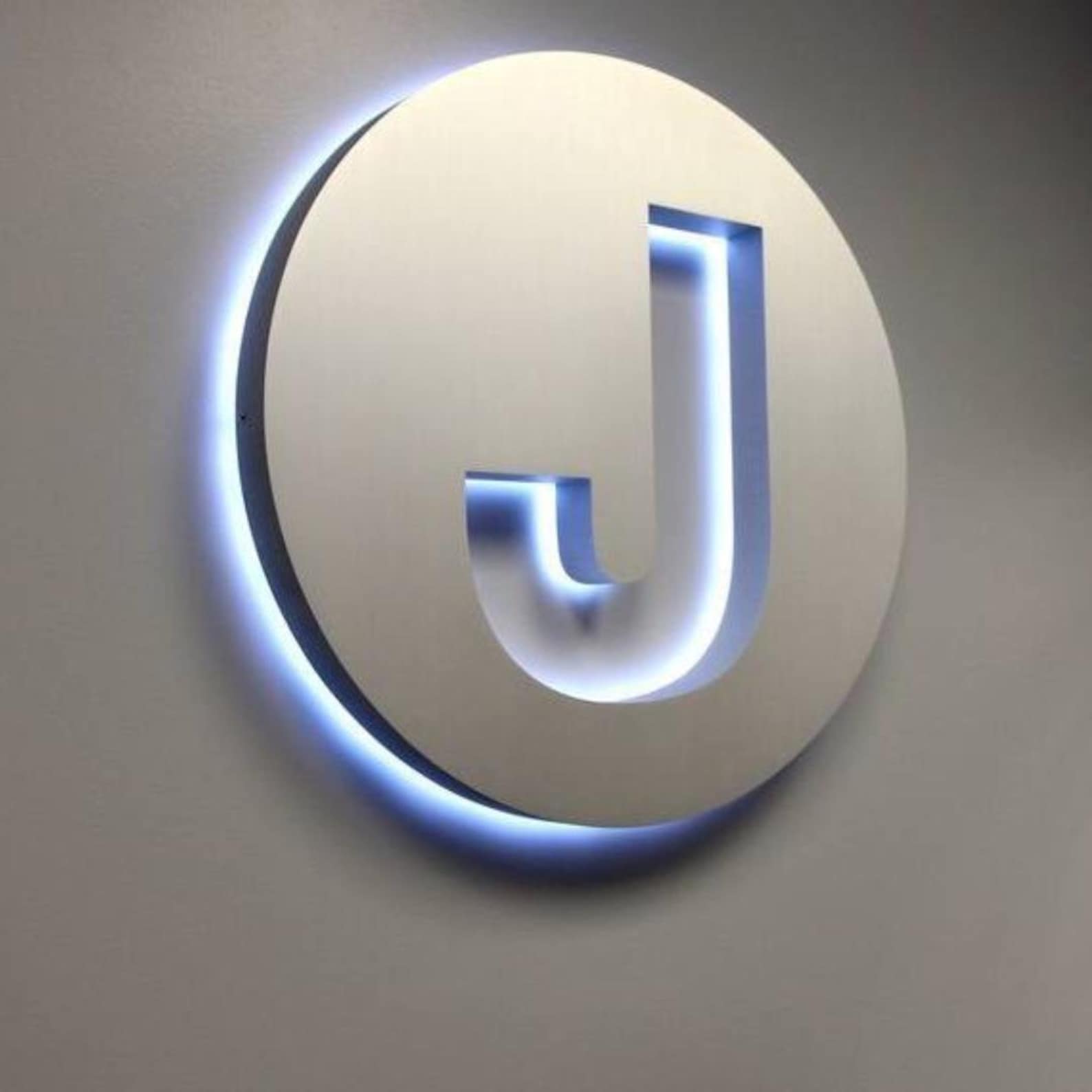 3D Backlit Sign, Custom Business Sign, Metal Backlit Sign, Logo Sign ...