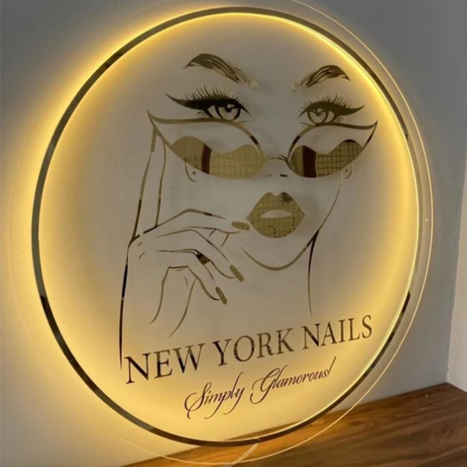 Custom Backlit Sign | Custom Acrylic Sign | Illuminated Logo Sign ...