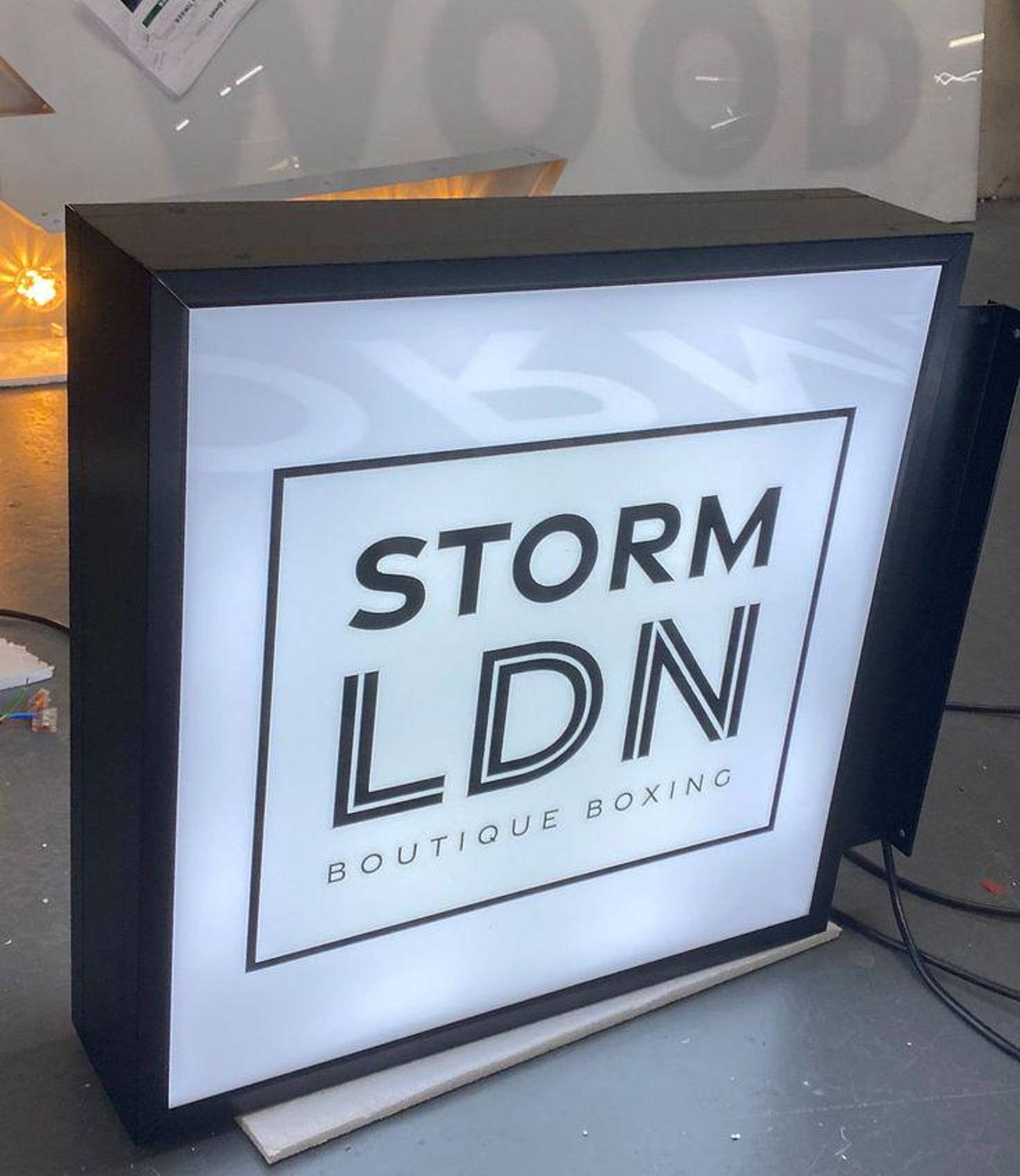 Round Light Box Store Front Sign,double Sided Light Box Signage,custom ...
