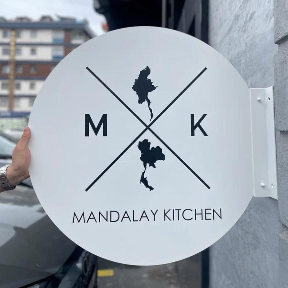 Hanging Blade Sign Custom, Double Sided Sign, Directional Signs ...