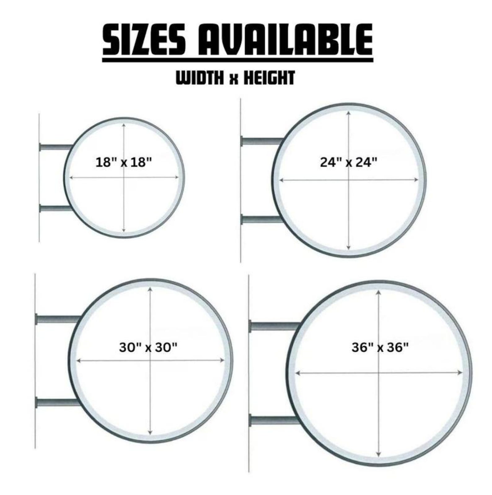 Hanging Blade Sign Custom, Double Sided Sign, Directional Signs ...