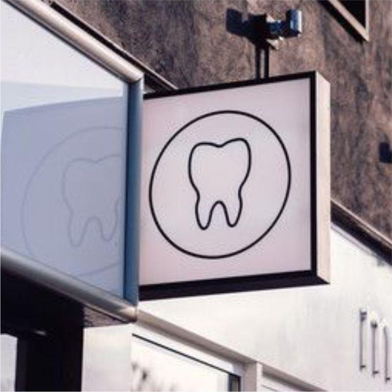 Round Blade Sign, Custom Round Shop Sign, Double Sided Storefront Sign ...