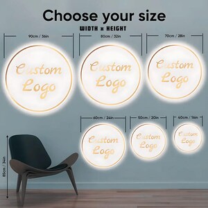 Custom Backlit Sign | Custom Acrylic Sign | Illuminated Logo Sign ...