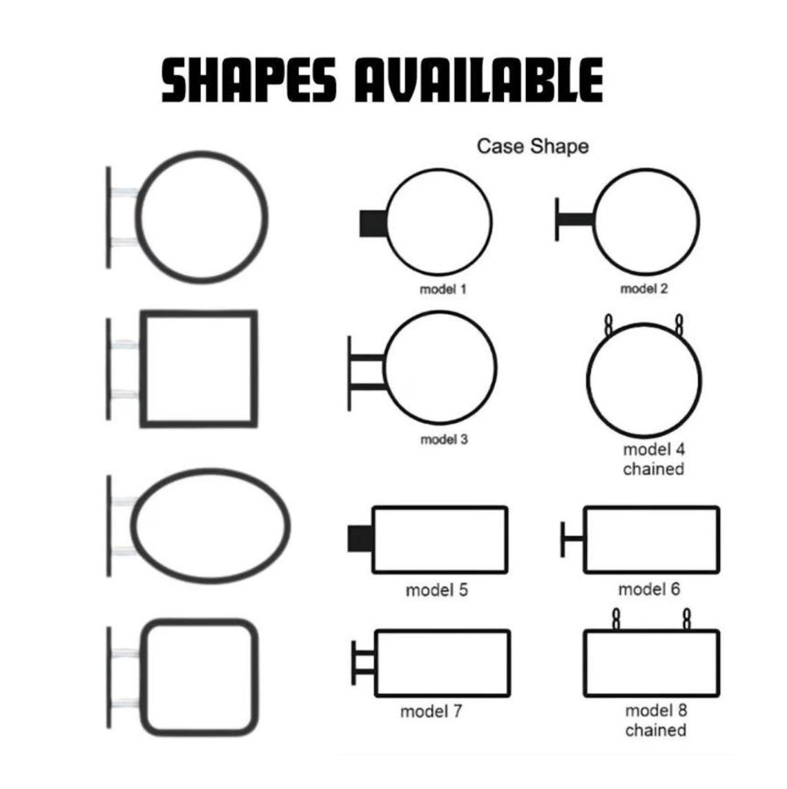 Hanging Blade Sign Custom, Double Sided Sign, Directional Signs ...