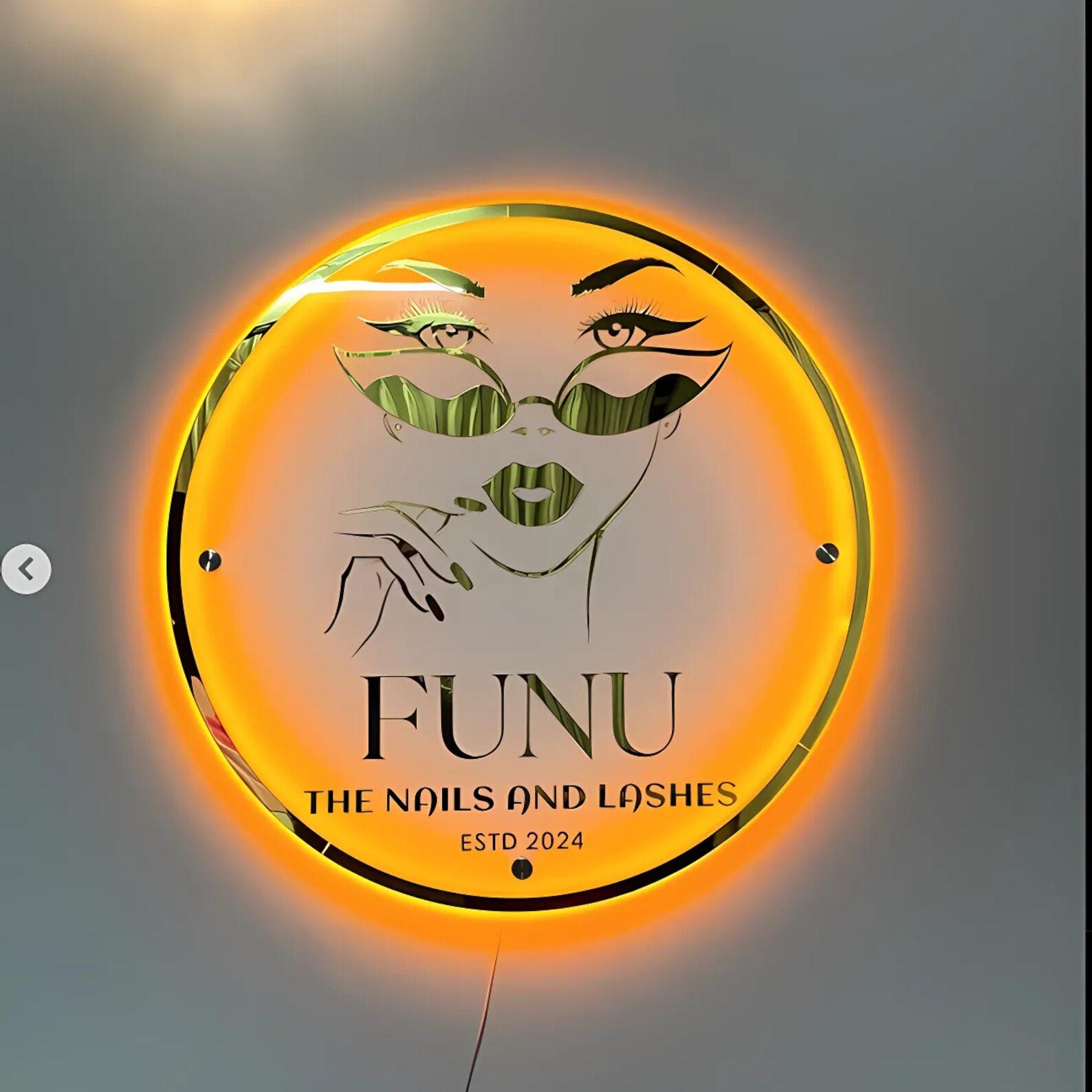 Custom Backlit Sign | Custom Acrylic Sign | Illuminated Logo Sign ...