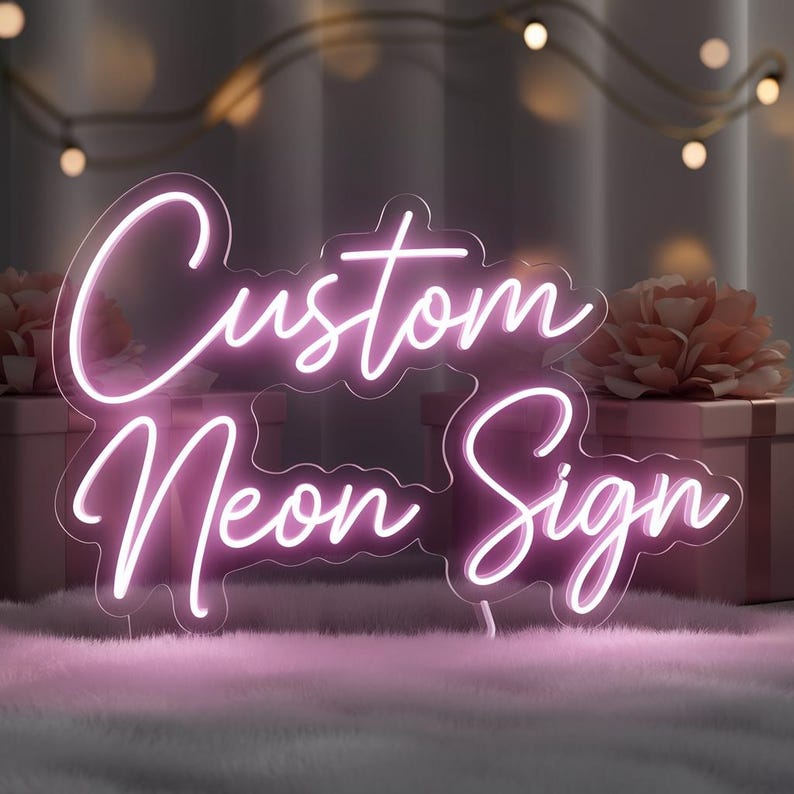 Custom Neon Sign Business Logo Neon Sign Led Neon Light Custom Anime ...
