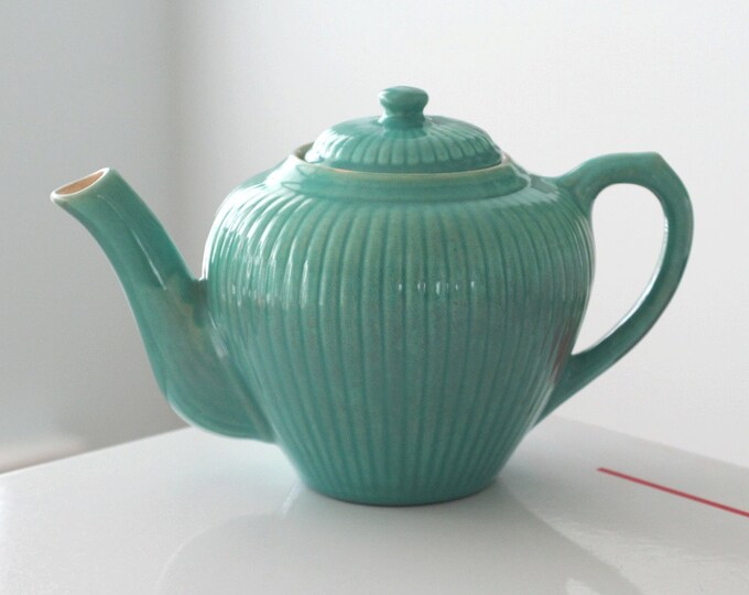 Red Wing Reed Gypsy Trail Turquoise Teapot - Etsy