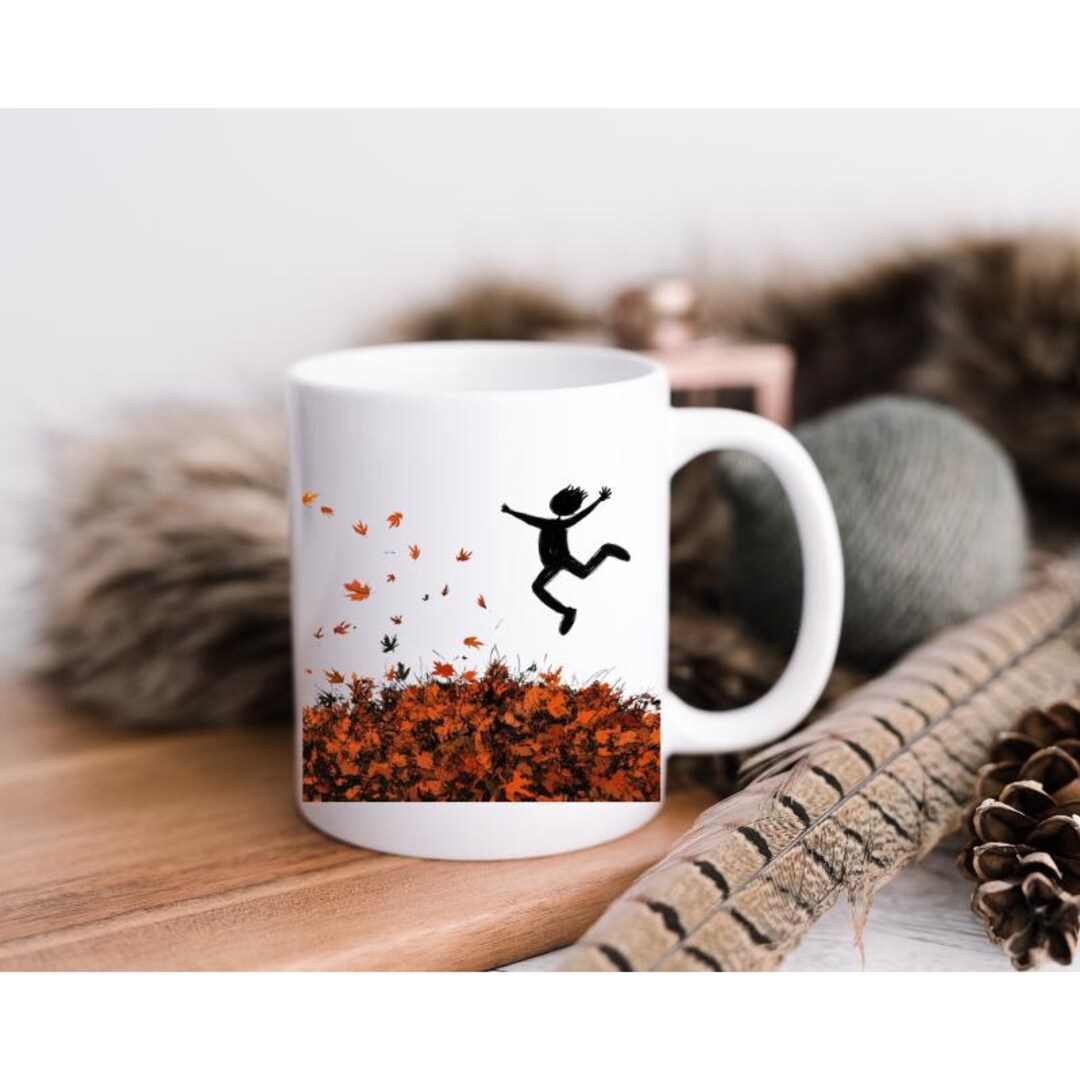 Leaf Pile | Fall Themed Coffee Mugs | Mug Collection for Autumn ...