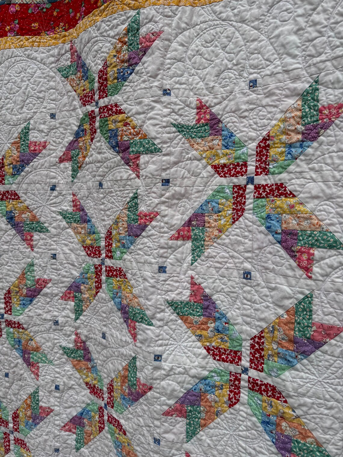 Braided Whirligig Quilt Pattern, Fat Quarter Quilt Pattern, Braid Quilt ...