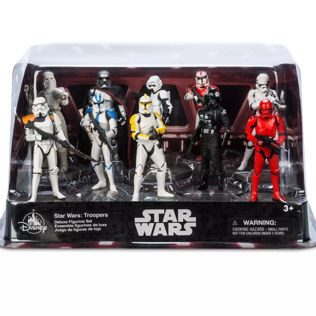Disney Star Wars Troopers Deluxe Figure Play Set Cake Topper ...