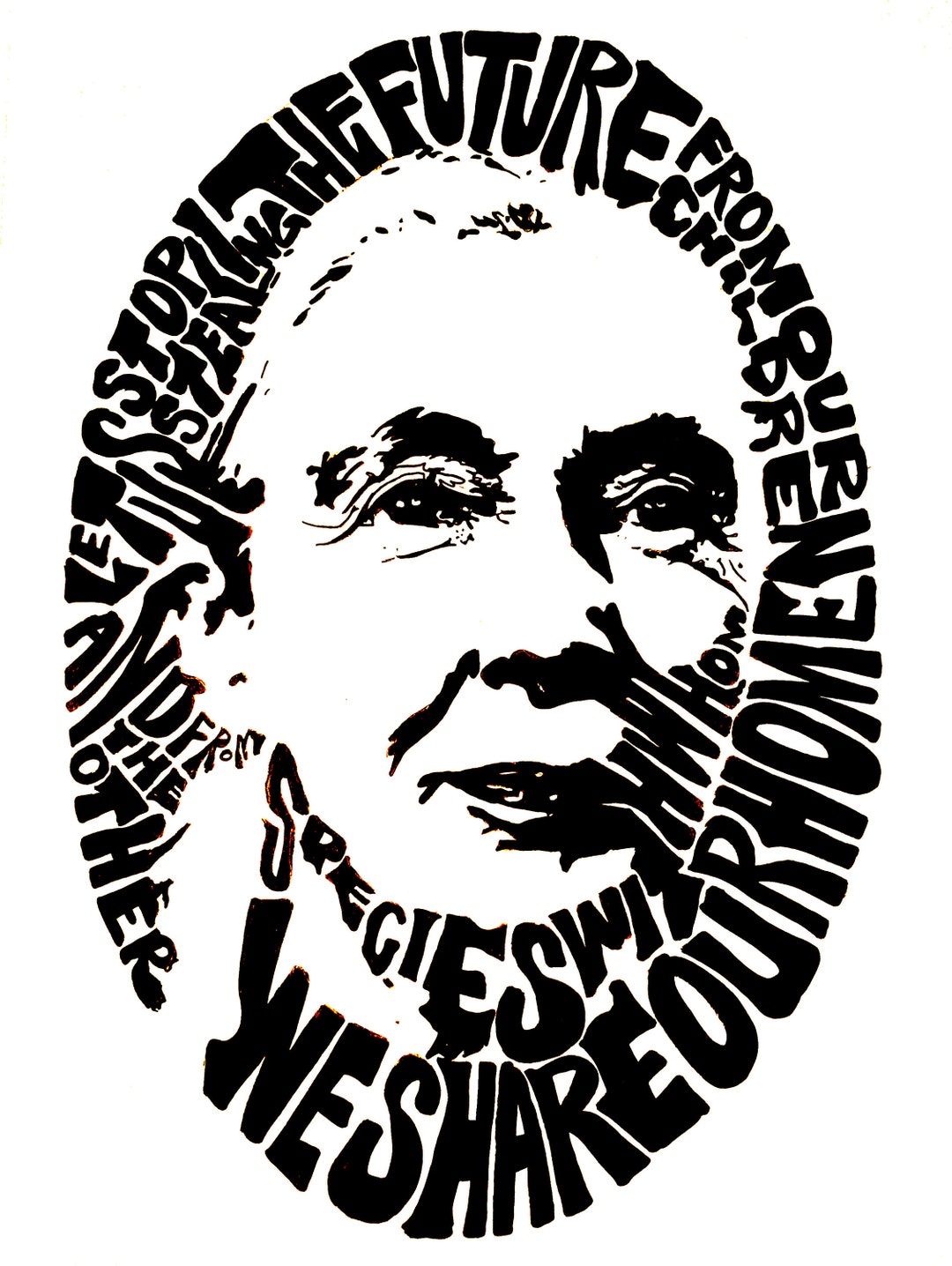 Jane Goodall T-shirt | Hand Printed Silkscreen Screenprint Graphic Tee ...