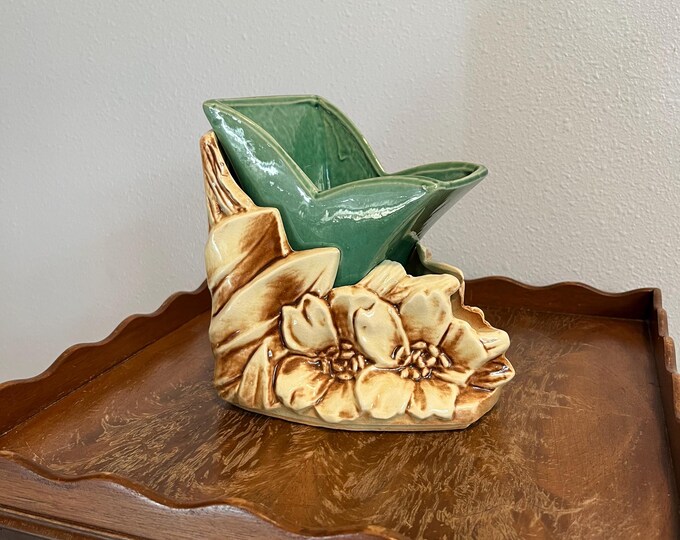 Vintage Mccoy Pottery Vase Bookend Planter, Single - Etsy