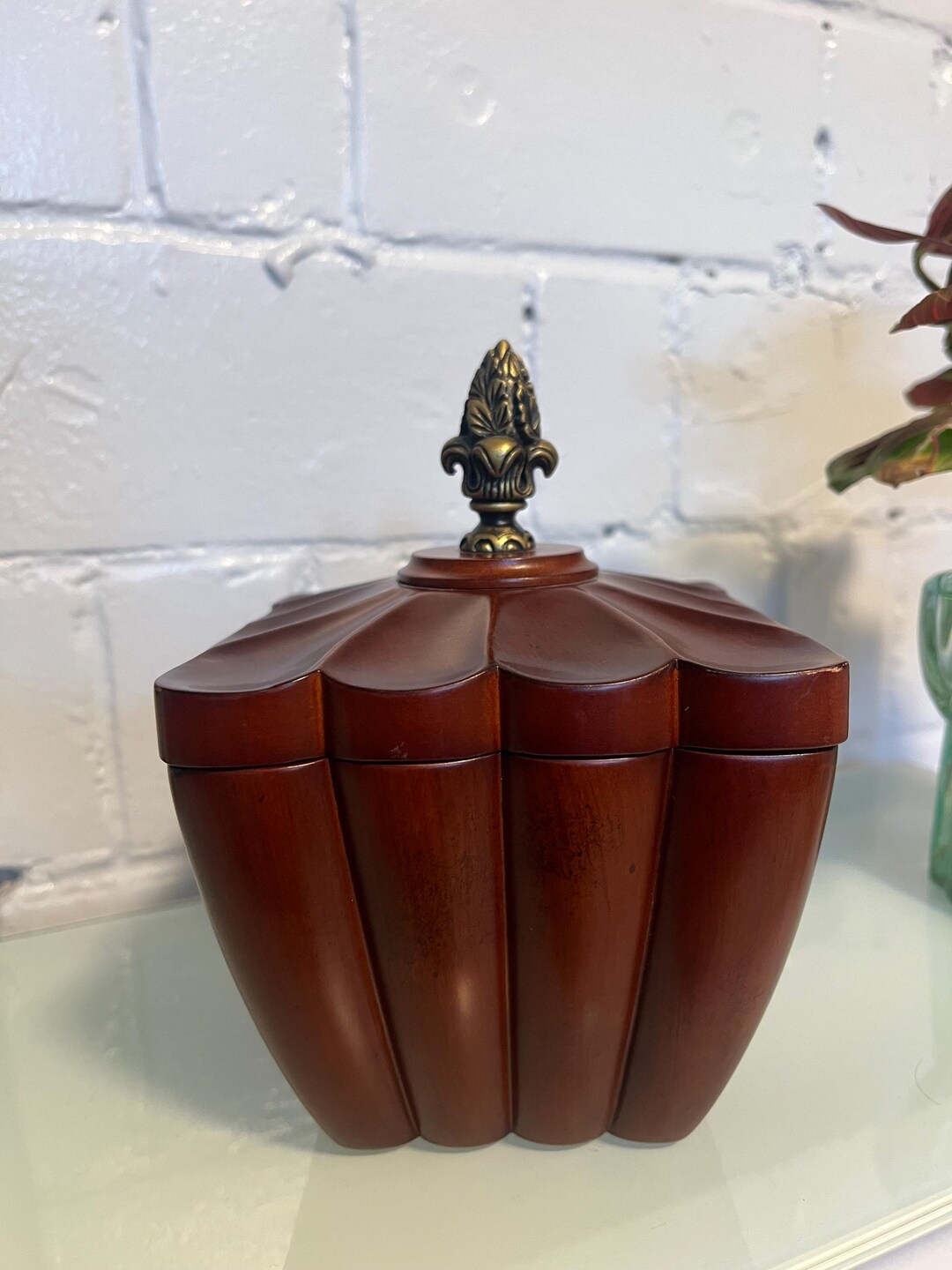 Vintage Bombay Company Wood Jewelry Music Box for Rings - Etsy