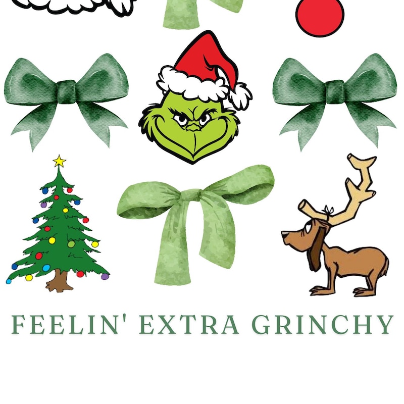 Grinch Preppy - Etsy