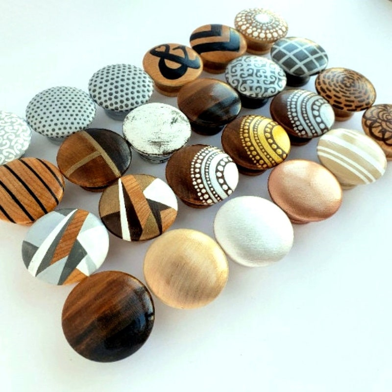Wood Drawer Knobs - Etsy