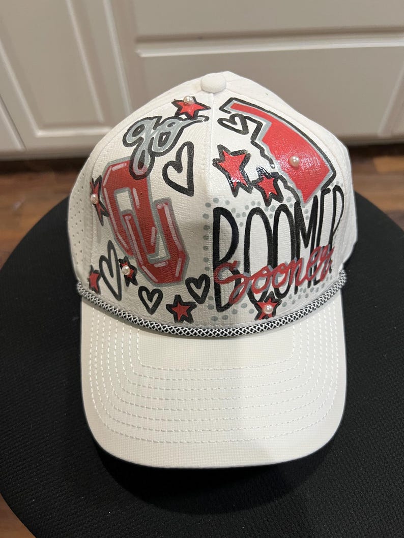 Custom Hand Painted Hats, School Spirit, Mascots, Any Sport or Anything ...