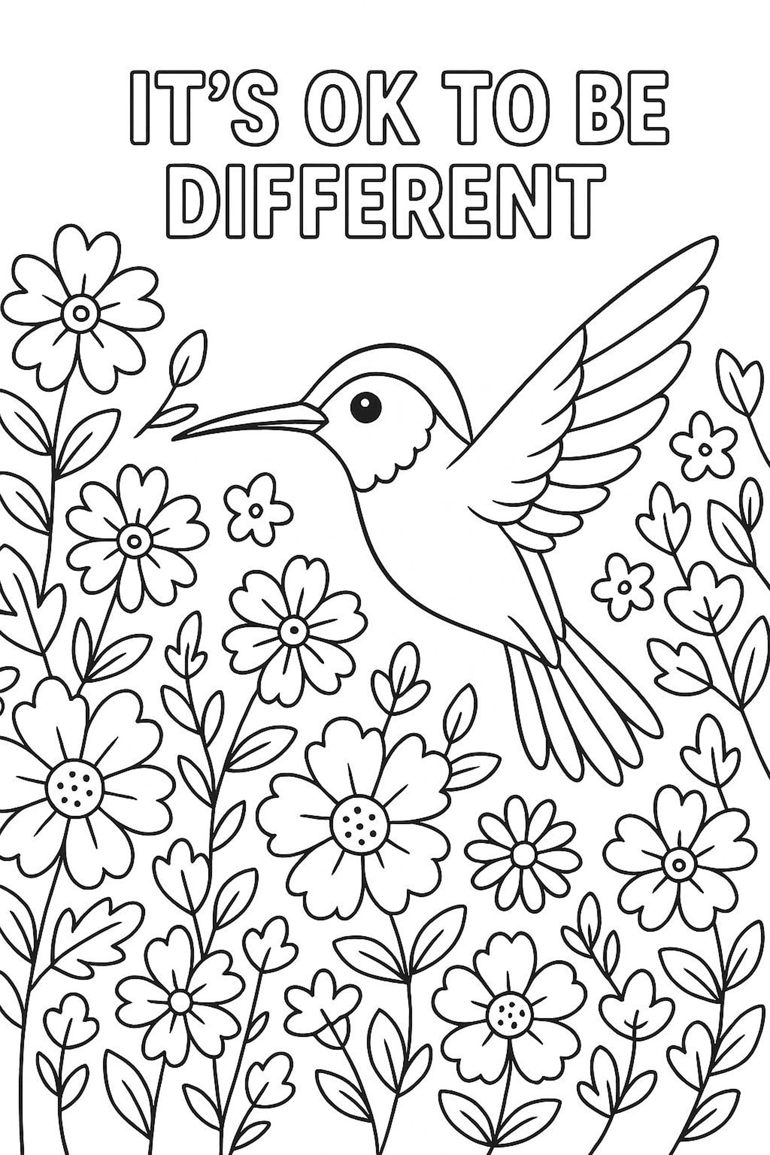 Volume 3 - Set of 20 Coloring Pages for Kids. Positive Affirmations ...