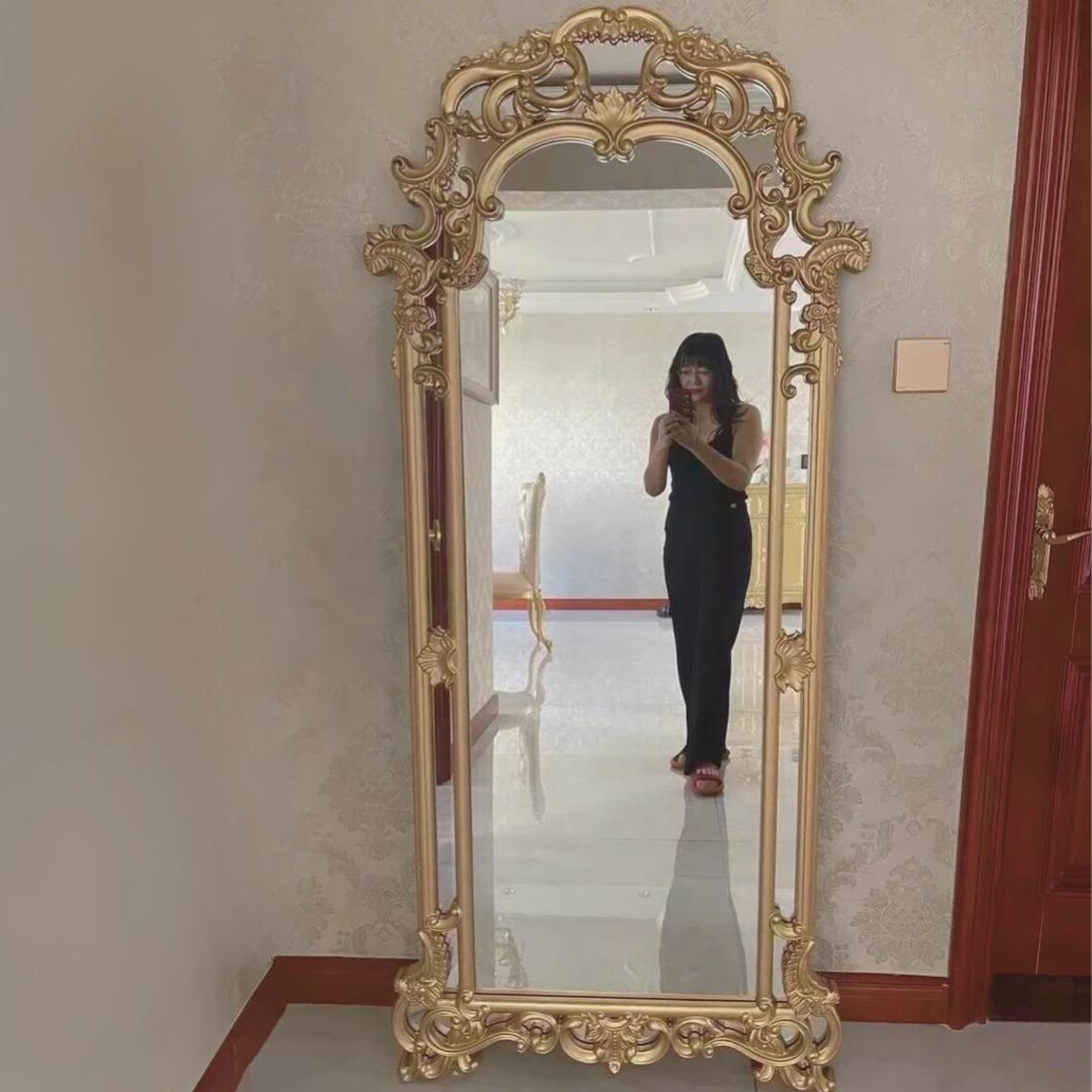 Full Body French Cloakroom Mirror - Etsy