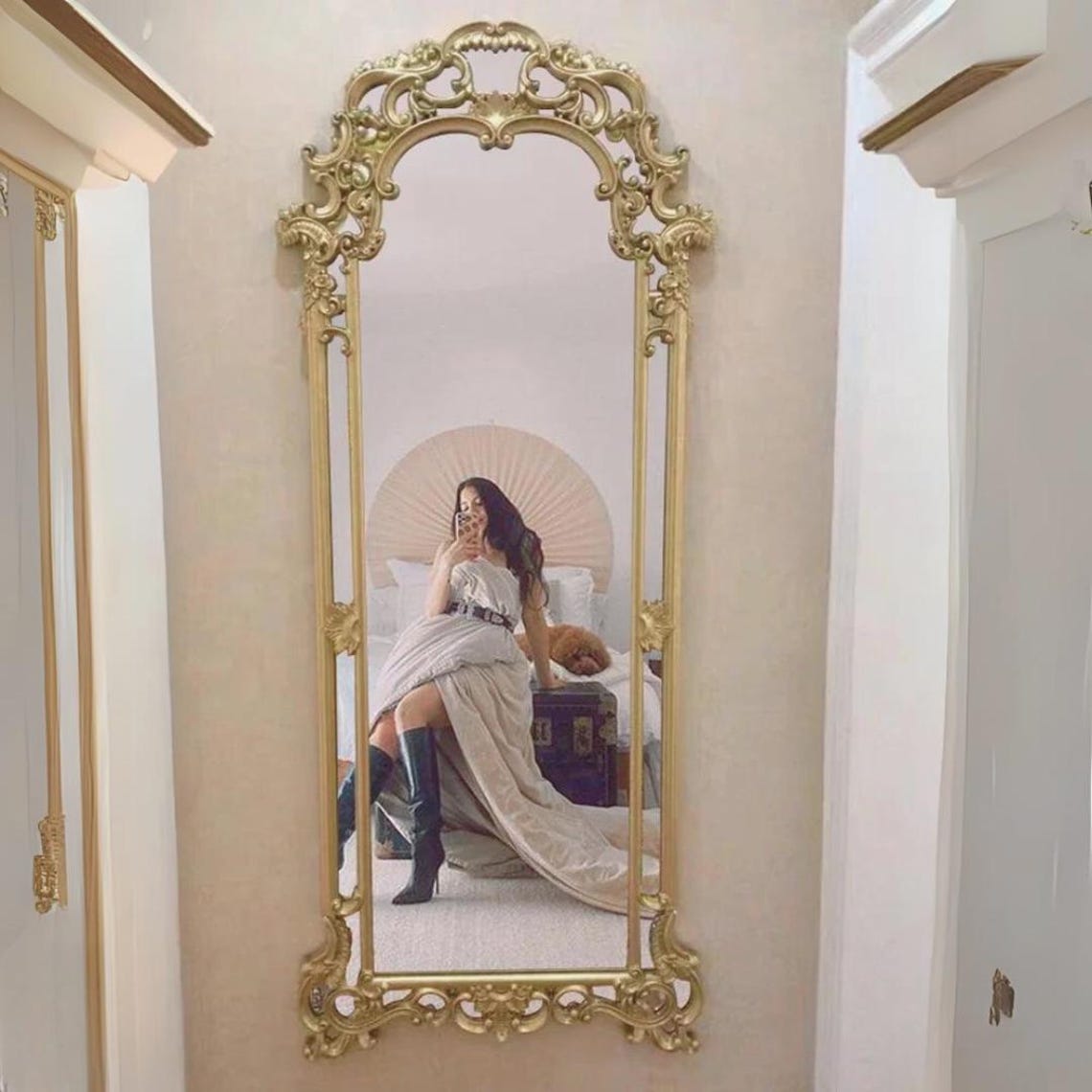 Full Body French Cloakroom Mirror - Etsy