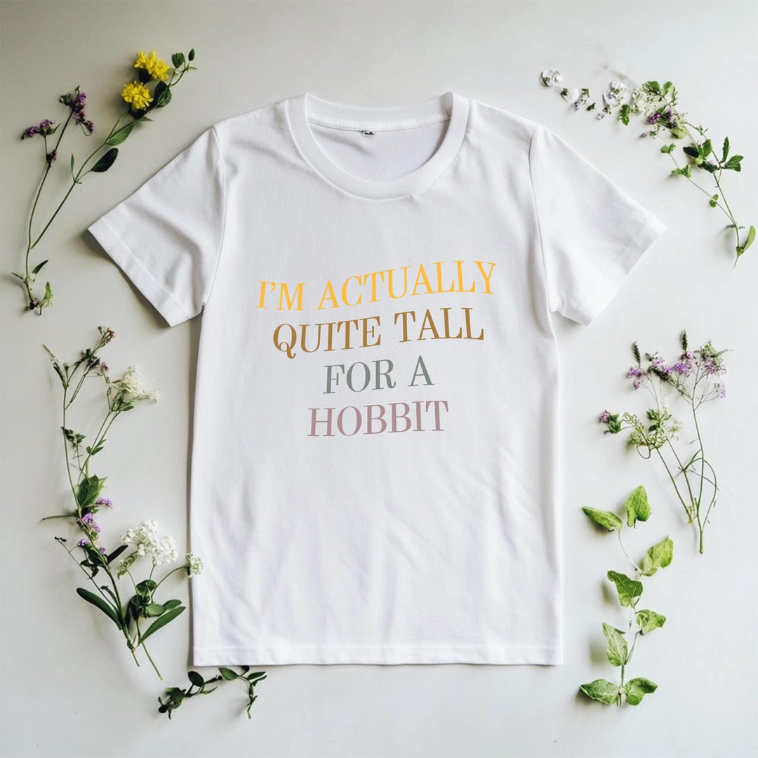 Sarcastic Hobbit Shirt, Funny Cinema Lover Sweatshirt, Tolkien Fans ...