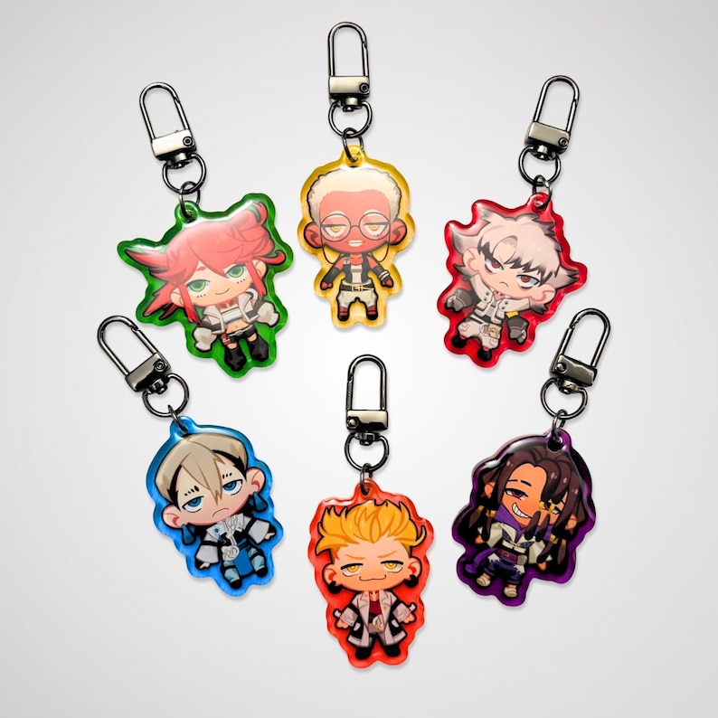 Gachiakuta Chibi 2" Epoxy Keychains - Metal U-hook Accessory - FANMERCH ...