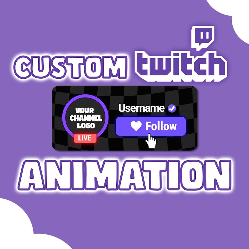Twitch Follow Animation: Custom, Personalized Stream Alert for More ...