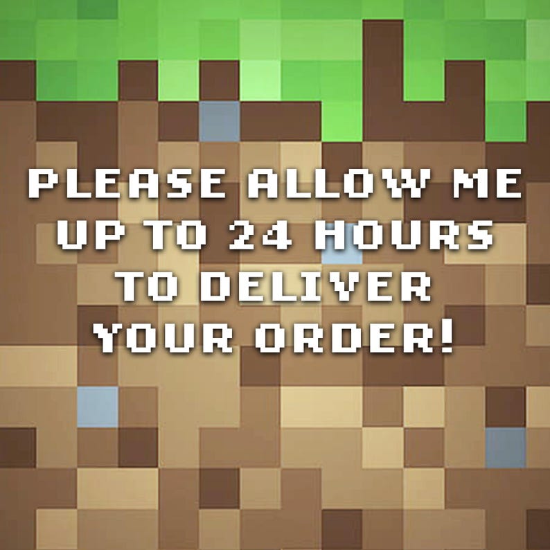 Custom Minecraft Animation, Social Media Call to Action (digital File ...