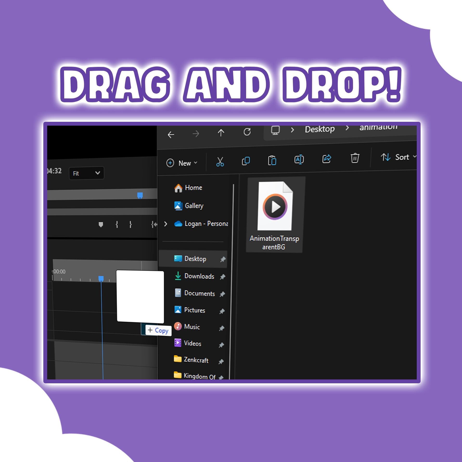 Custom Twitch Follow Animation: Personalized Stream Alert (transparent ...