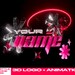 CUSTOM** 3D Animation + Logo Y2K Chrome / Youtube Intro, Twitch Intro ...