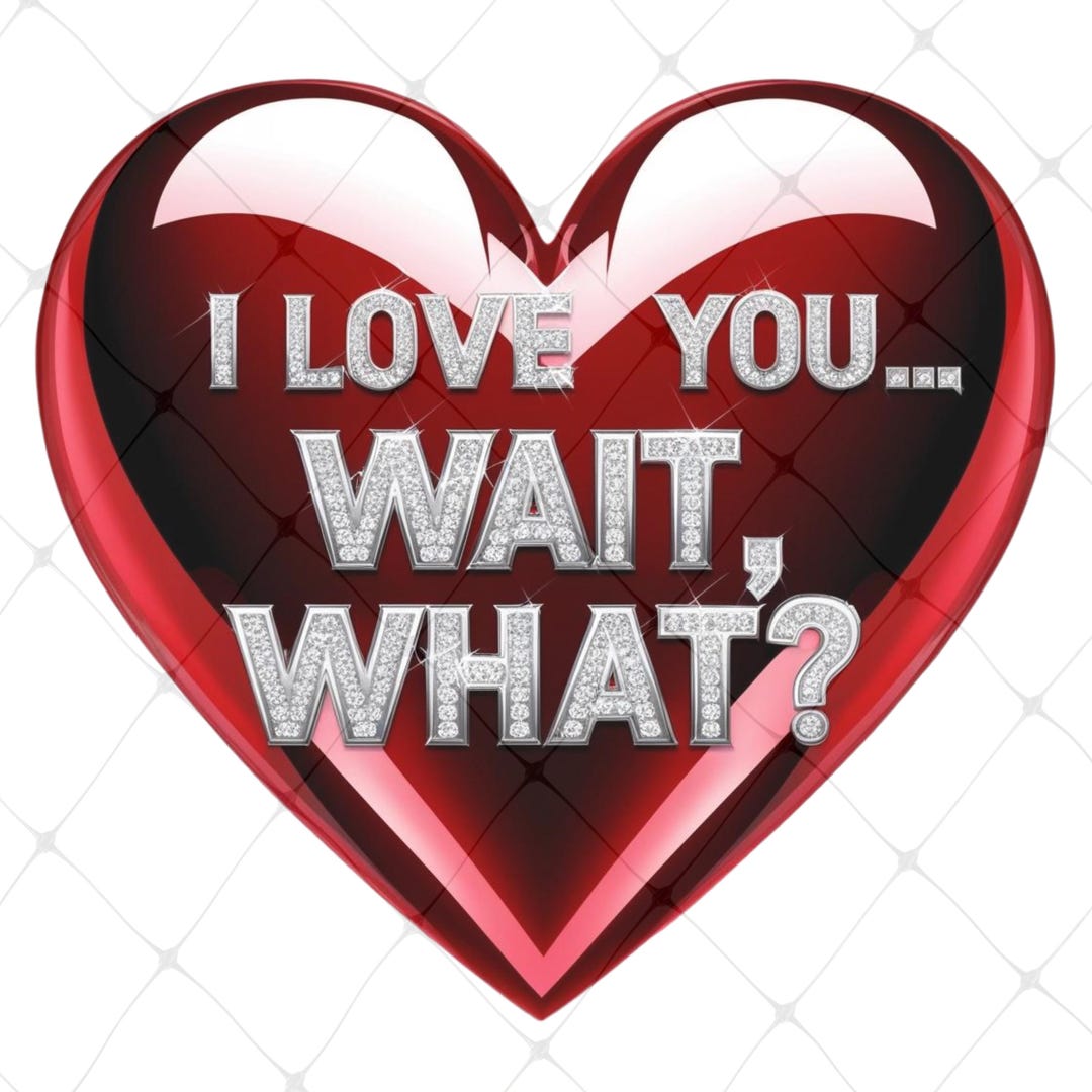 ADHD Awareness Valentine's Humor PNG | I Love You Wait What Digital ...