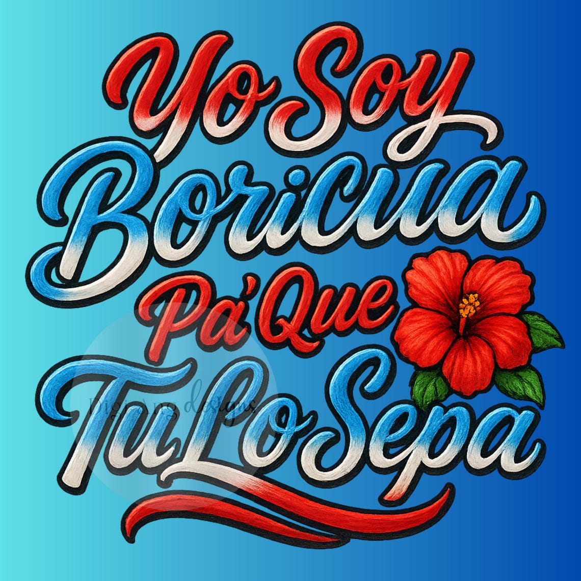 Puerto Rican Pride PNG, Maga Flower, Boricua Design (digital Download ...