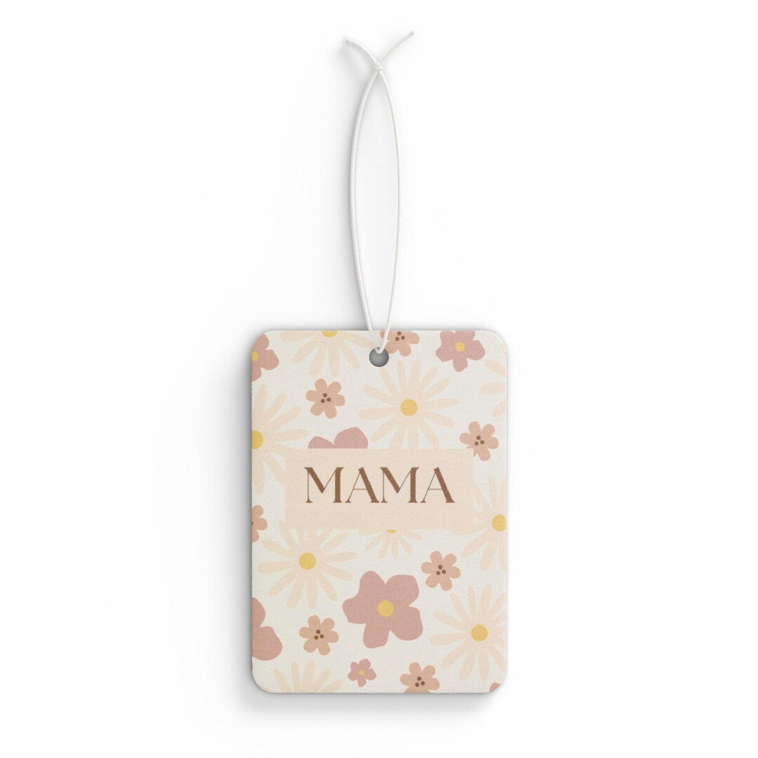 Boho Floral MAMA Car Air Freshener - Aromatherapy Diffuser Scent ...