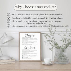 Editable Check in Check Out Airbnb, Printable Airbnb Template, Airbnb ...