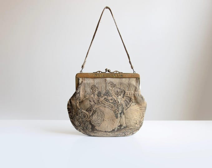 1920s-30s Antique Courting Couple Tapestry Purse - Etsy